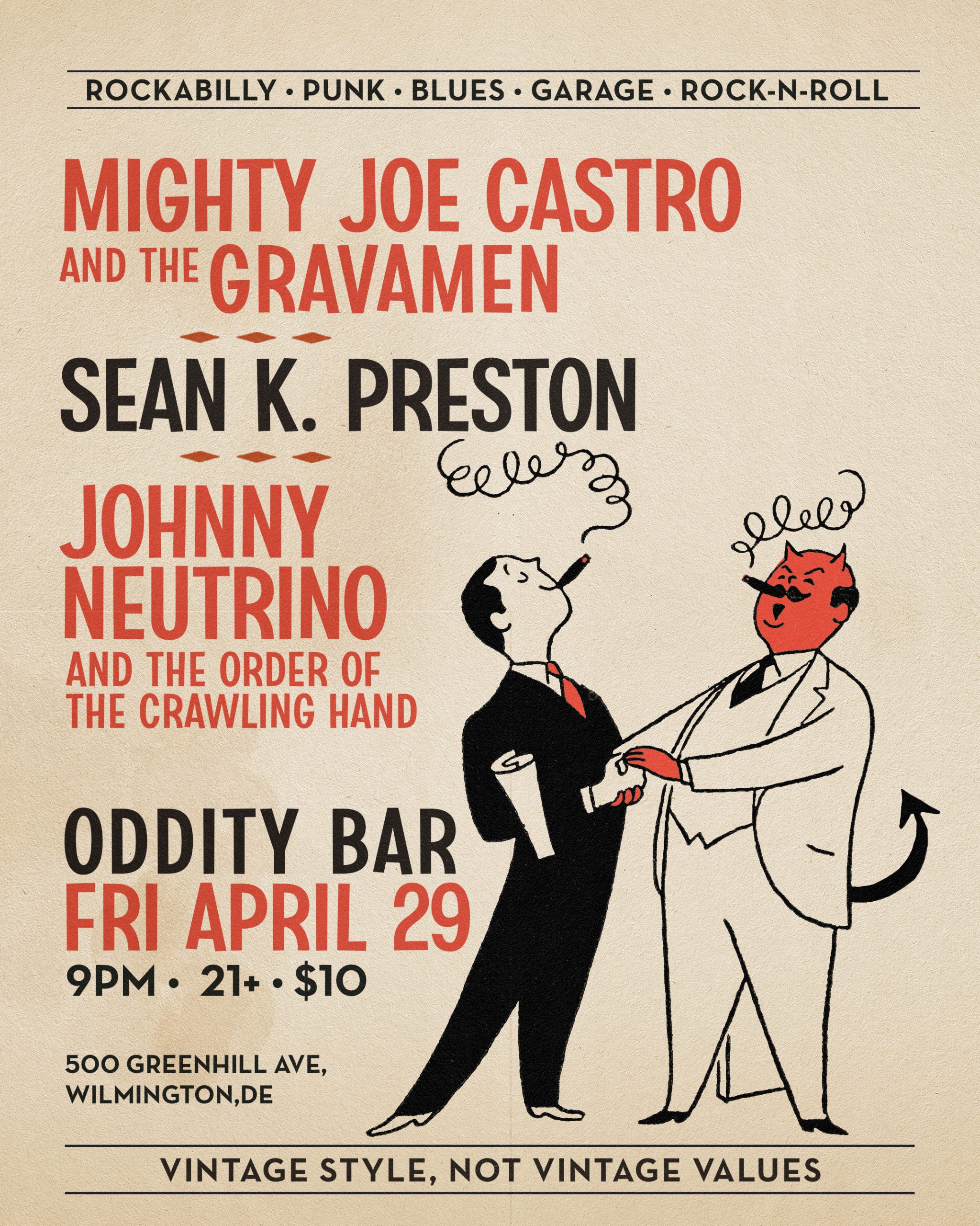 Oddity Bar - Mighty Joe Castro and the Gravamen